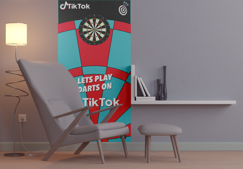 DARTS WALL BACKDROP (TIKTOK) DESIGN – LEGACY SPORTS AWARDS